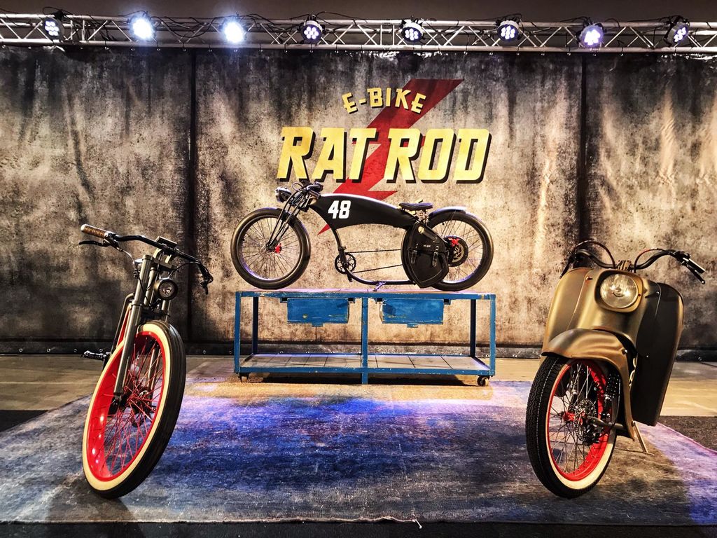 Rat rod electric bike store
