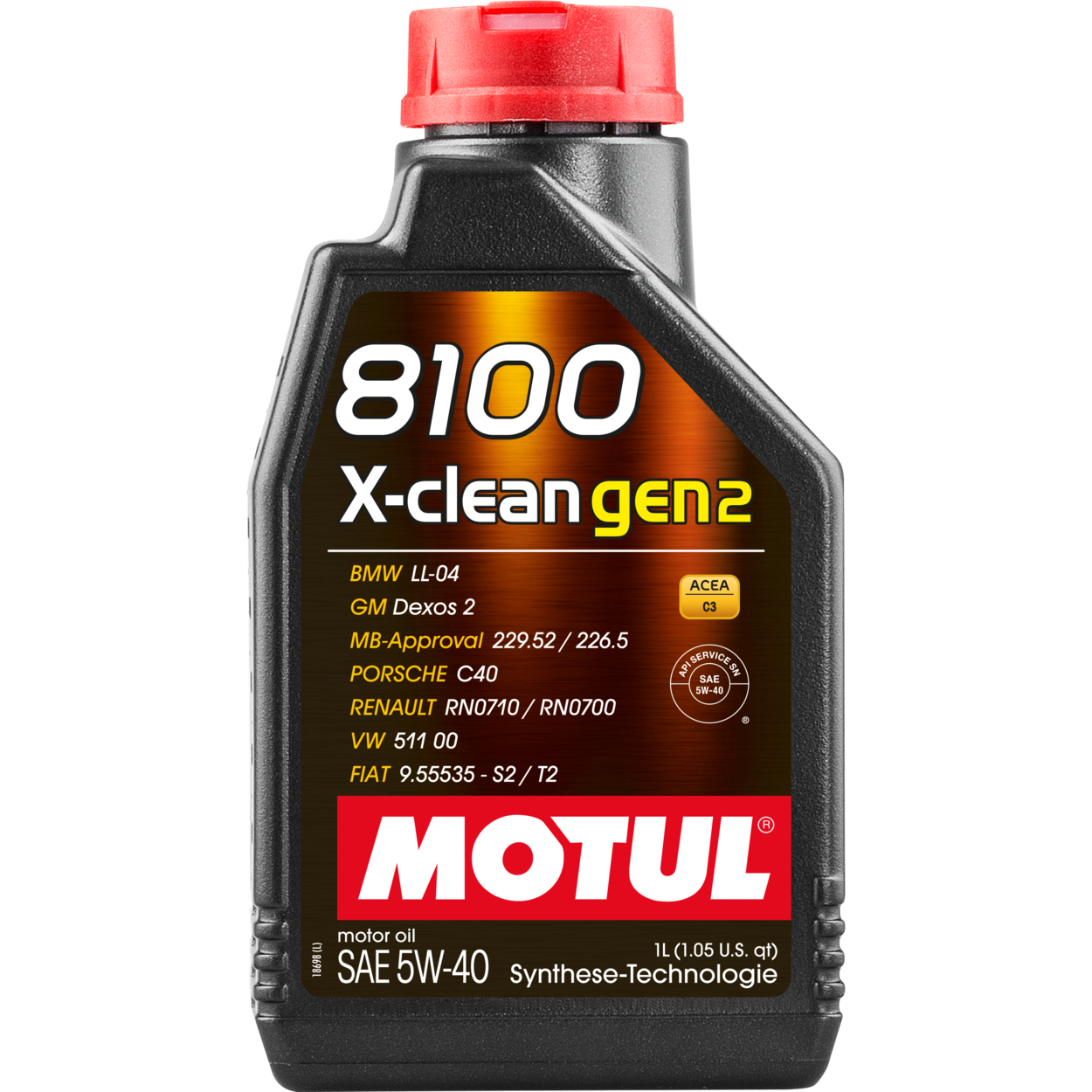 MOTUL 8100 X-CLEAN GEN2 5W-40 - Motul